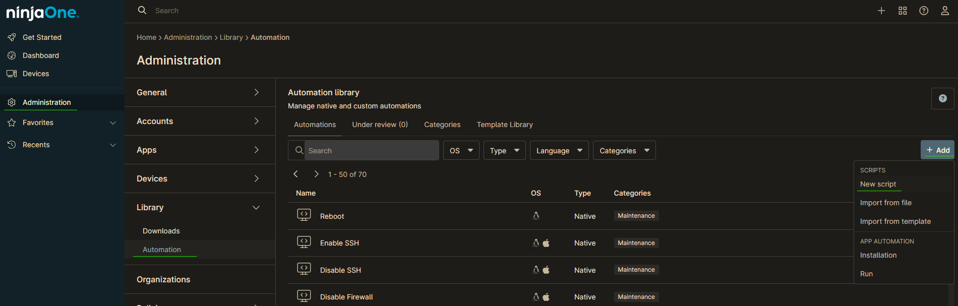 QP Service Monitoring in NinjaOne RMM – CyberQP