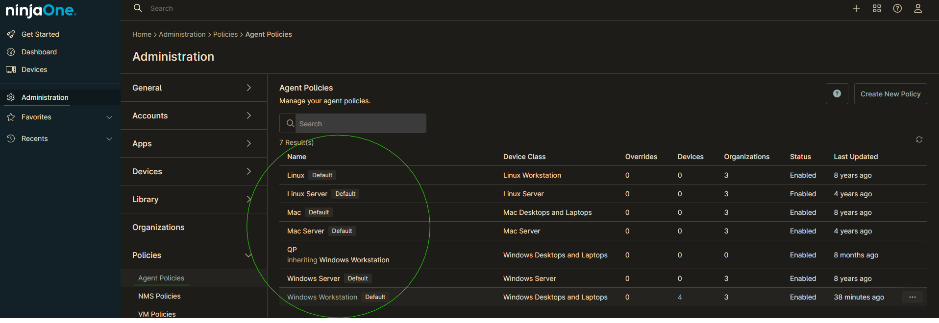QP Service Monitoring in NinjaOne RMM – CyberQP