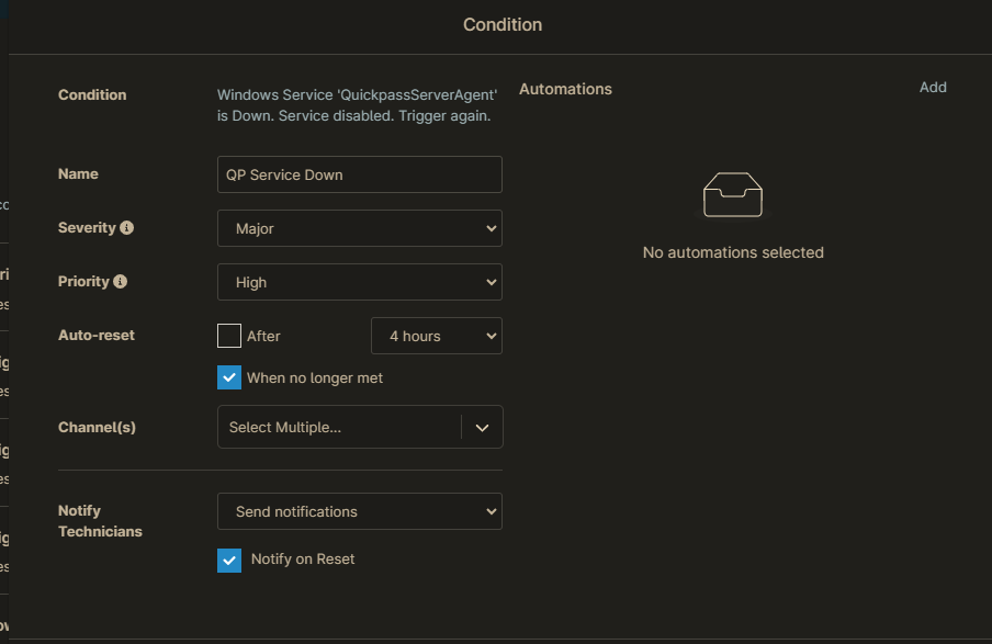 QP Service Monitoring in NinjaOne RMM – CyberQP