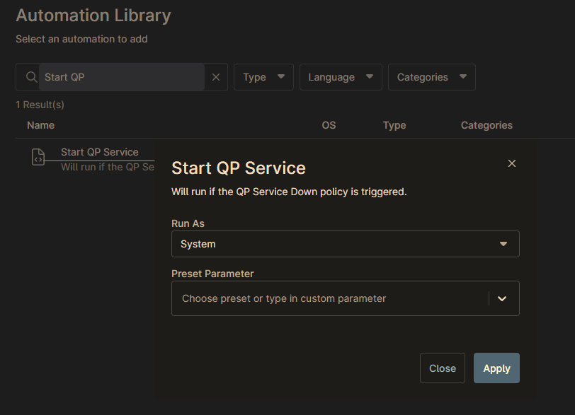 QP Service Monitoring in NinjaOne RMM – CyberQP