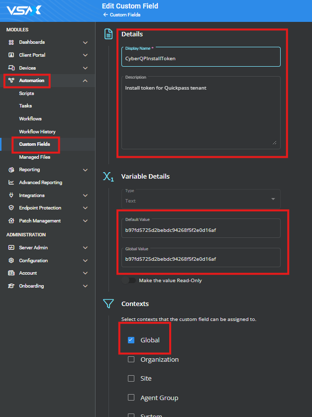 Deploy Quickpass Agent Using Kaseya VSA X – CyberQP