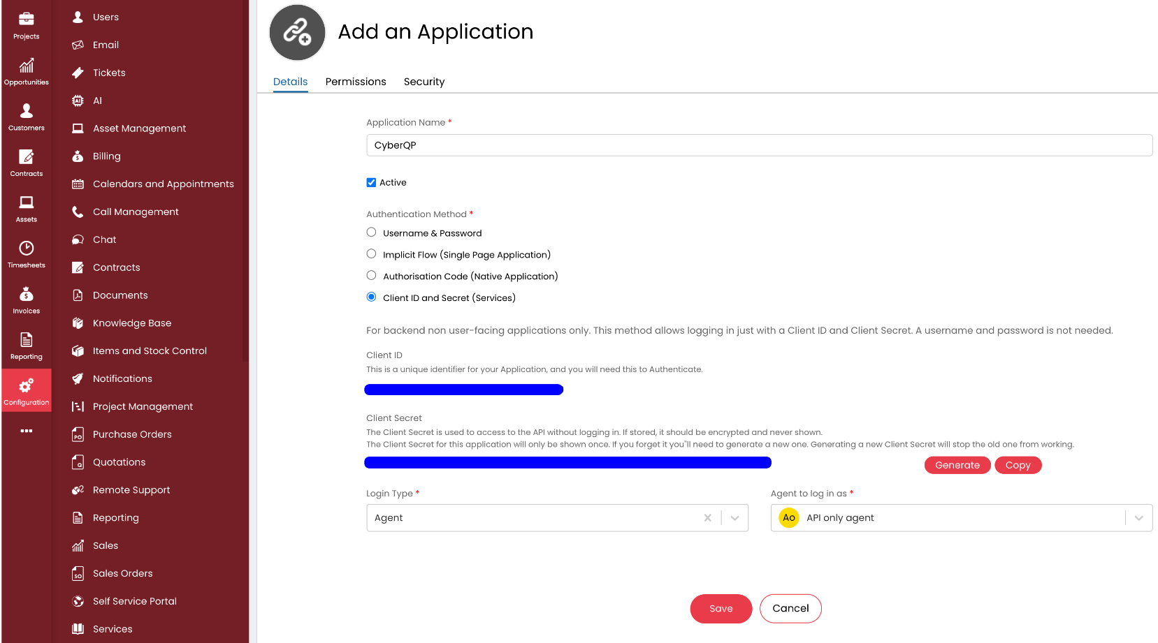 HaloPSA Integration Setup Guide – CyberQP
