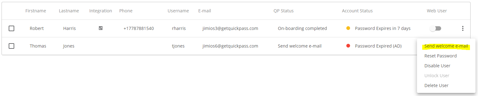 How to On-board Mobile App Users in Quickpass – Quickpass Software