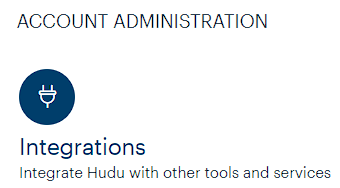 Hudu Integration Setup Guide – CyberQP
