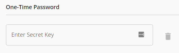 Setting One Time Password (MFA Secret) for a Technician Vault Entry ...