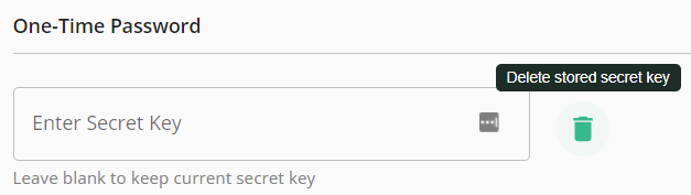 Setting One Time Password (MFA Secret) for a Technician Vault Entry ...